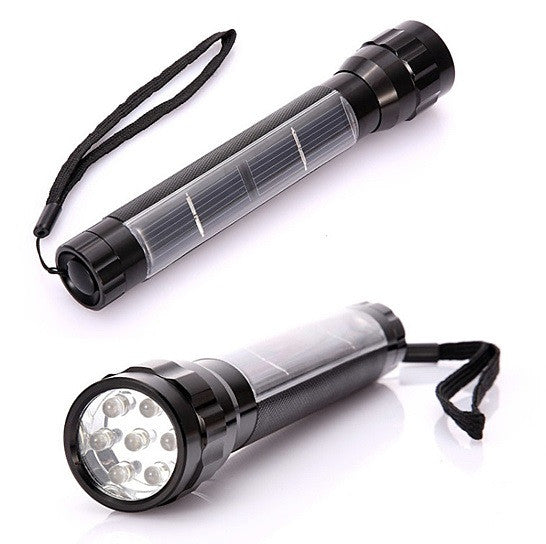 Solar LED Flash Light Never Need Batteries – VistaShops