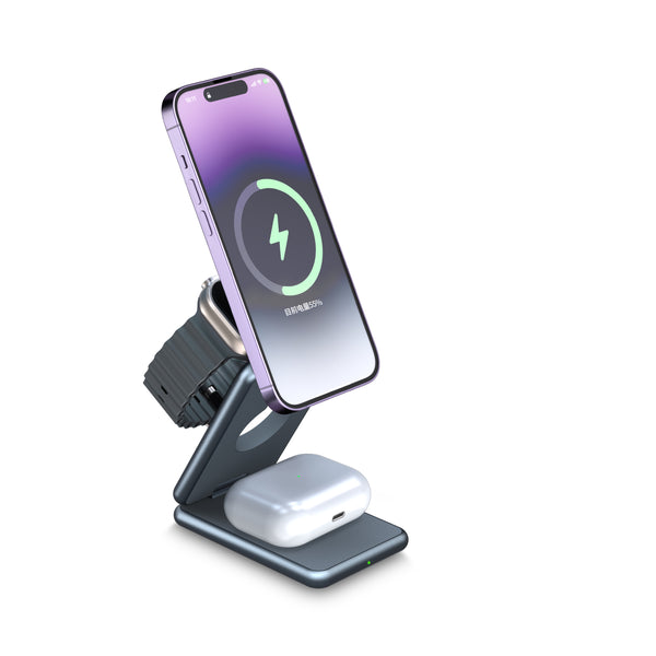 Origami 3 In 1 Foldable Magnetic Charger – VistaShops