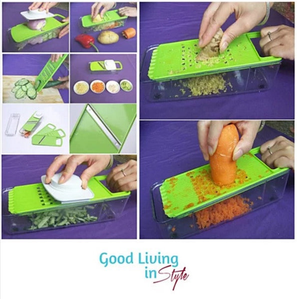 GO GREEN Veggie 4 in 1 Grinder, Slicer, Cutter And Shredder – VistaShops