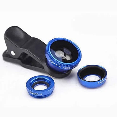 3-in-1 Universal Clip on Smartphone Camera Lens - 6 Colors – VistaShops