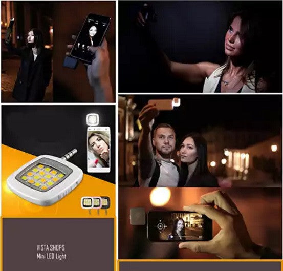 Mini Selfie LED Photo Light – VistaShops