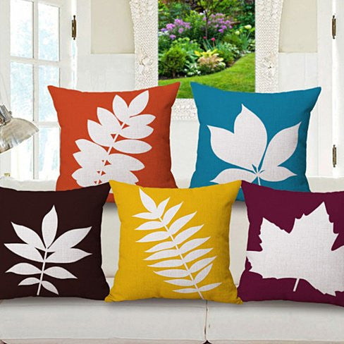 Foliage Love Autumn And Spring Leaf Cushion Covers – VistaShops
